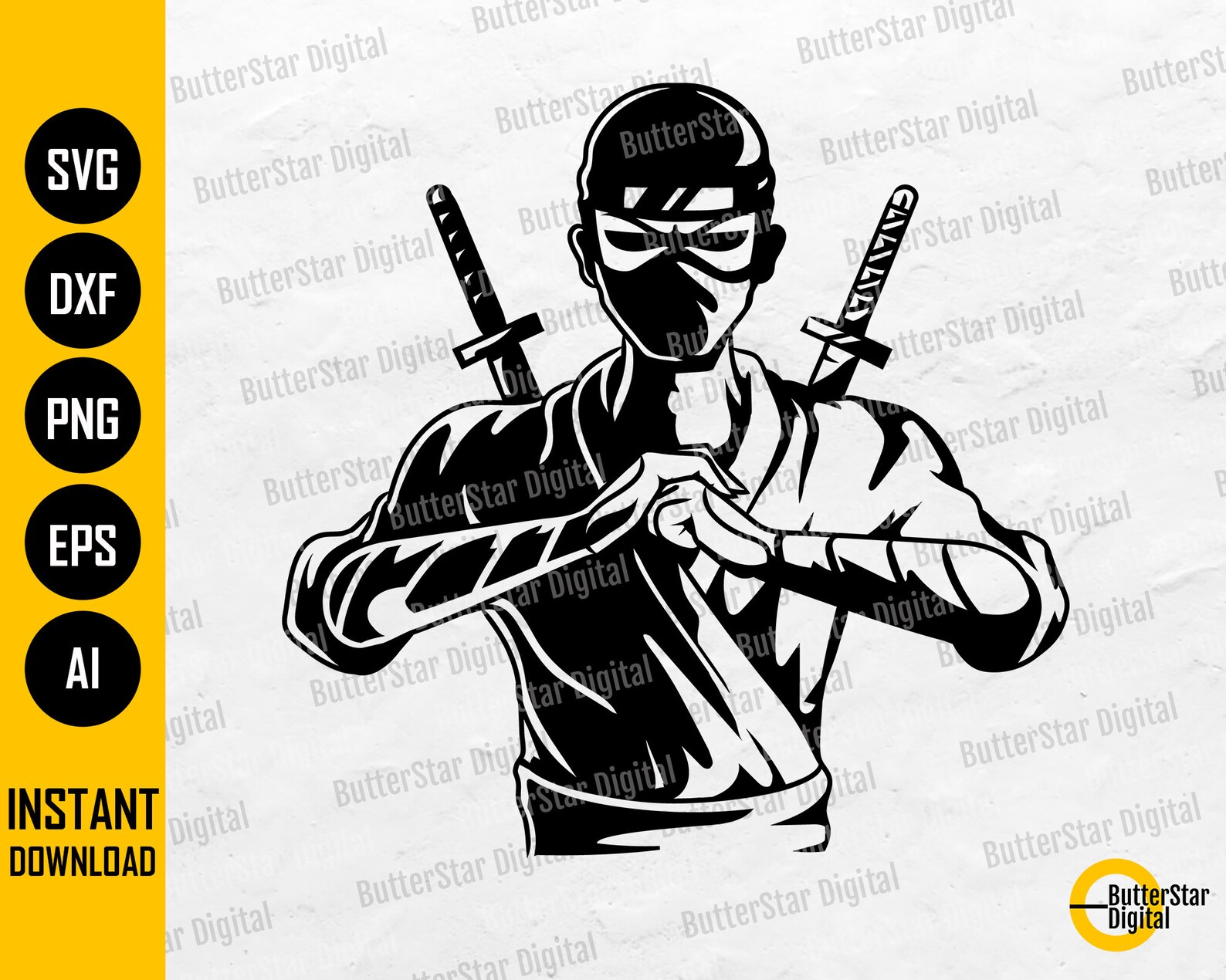 Ninja SVG Shinobi SVG Ninjutsu SVG Assassin Svg Ninja - Etsy