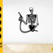 Skeleton With Gas Nozzle SVG | Awesome Skull T-shirt Decal Sticker ...