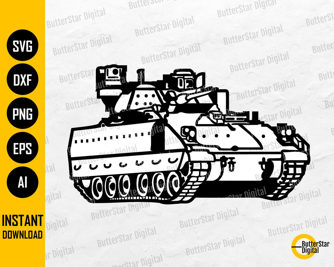 War Tank SVG Army SVG Military Vehicle Stickers Graphics | Etsy