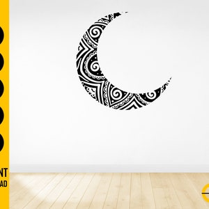 Mandala Moon SVG | Zentangle SVG | Celestial SVG | Intricate Svg ...