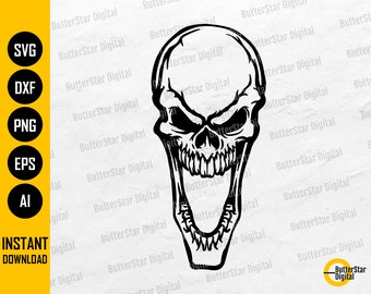 Halloween Skull SVG Skull Split Frame SVG Halloween Candles - Etsy