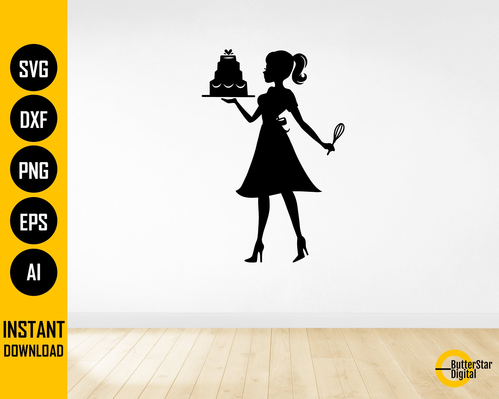 Baker Girl SVG Baking SVG Bake Cake Pastries Pastry Chef - Etsy Ireland