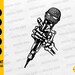 Skeleton Hand With Microphone SVG Music T-shirt Decal Vinyl - Etsy