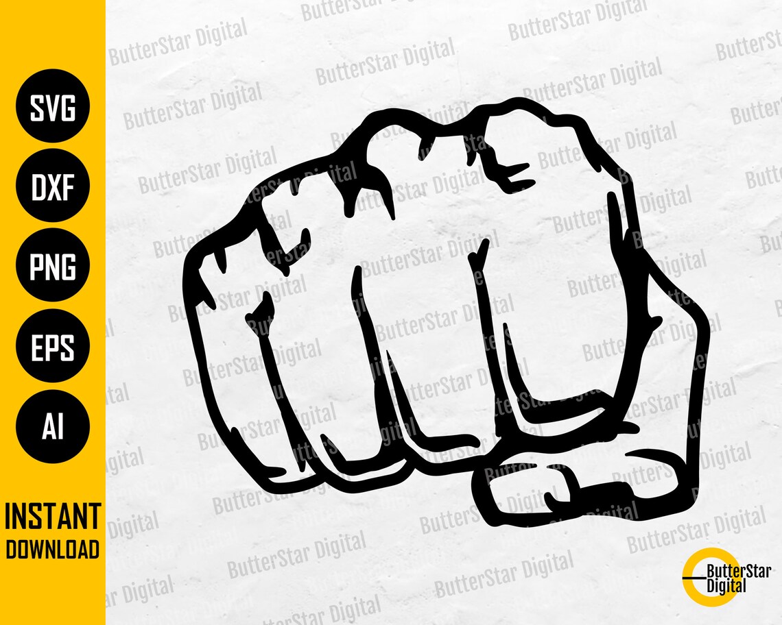 Fists SVG | Punch SVG | Fist Bump SVG | Fight Svg | Cricut Cut File ...