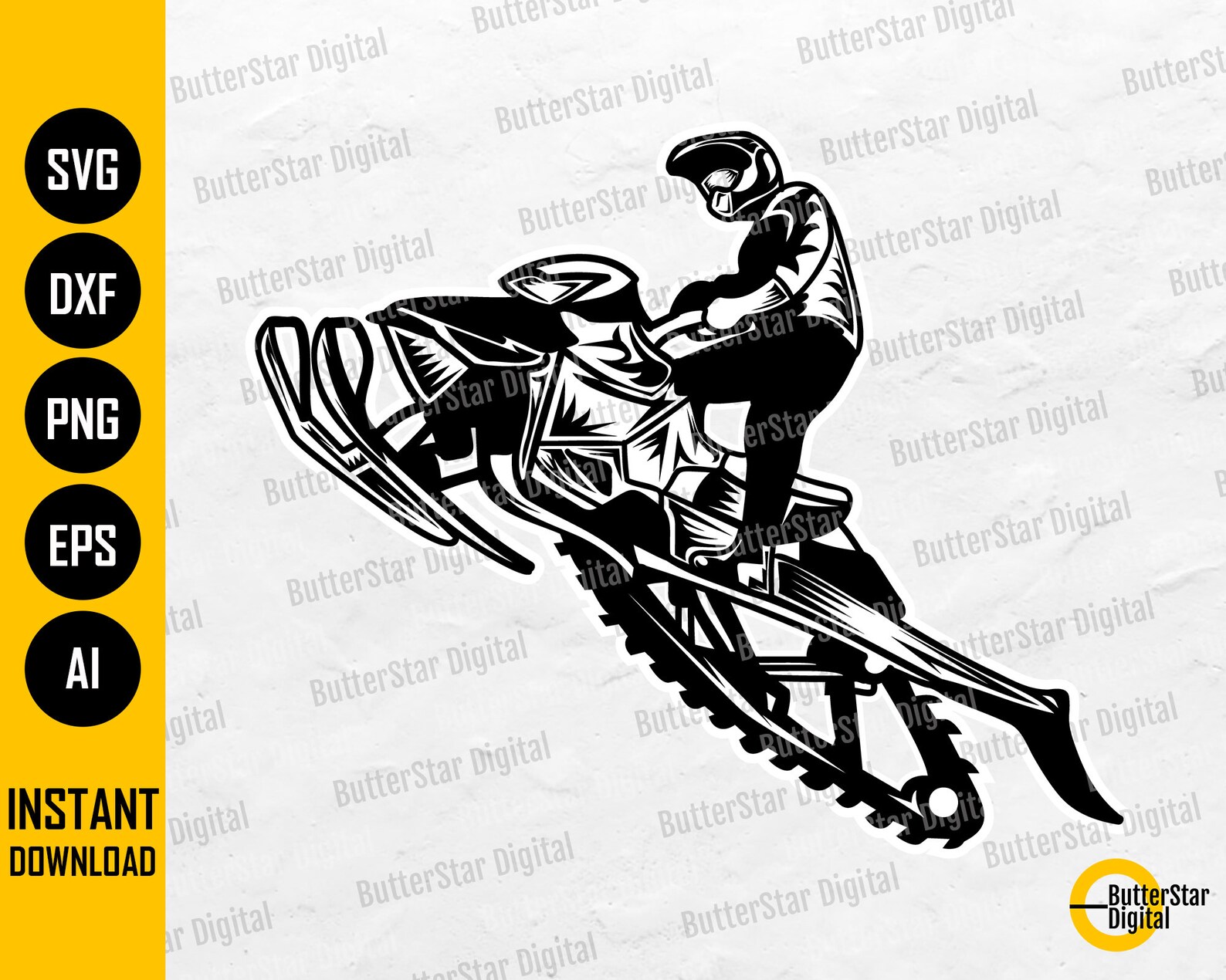 Snowmobile Jump SVG Snowmobiler SVG Winter Sports - Etsy