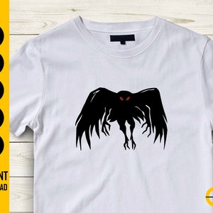 Mothman SVG | Cryptid SVG | Scary Beast SVG | Mythology Svg | Cricut ...