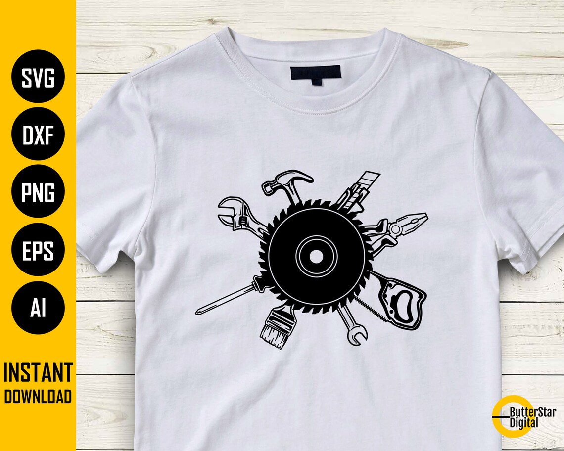 Builder SVG Contractor SVG Repairman SVG Carpenter - Etsy