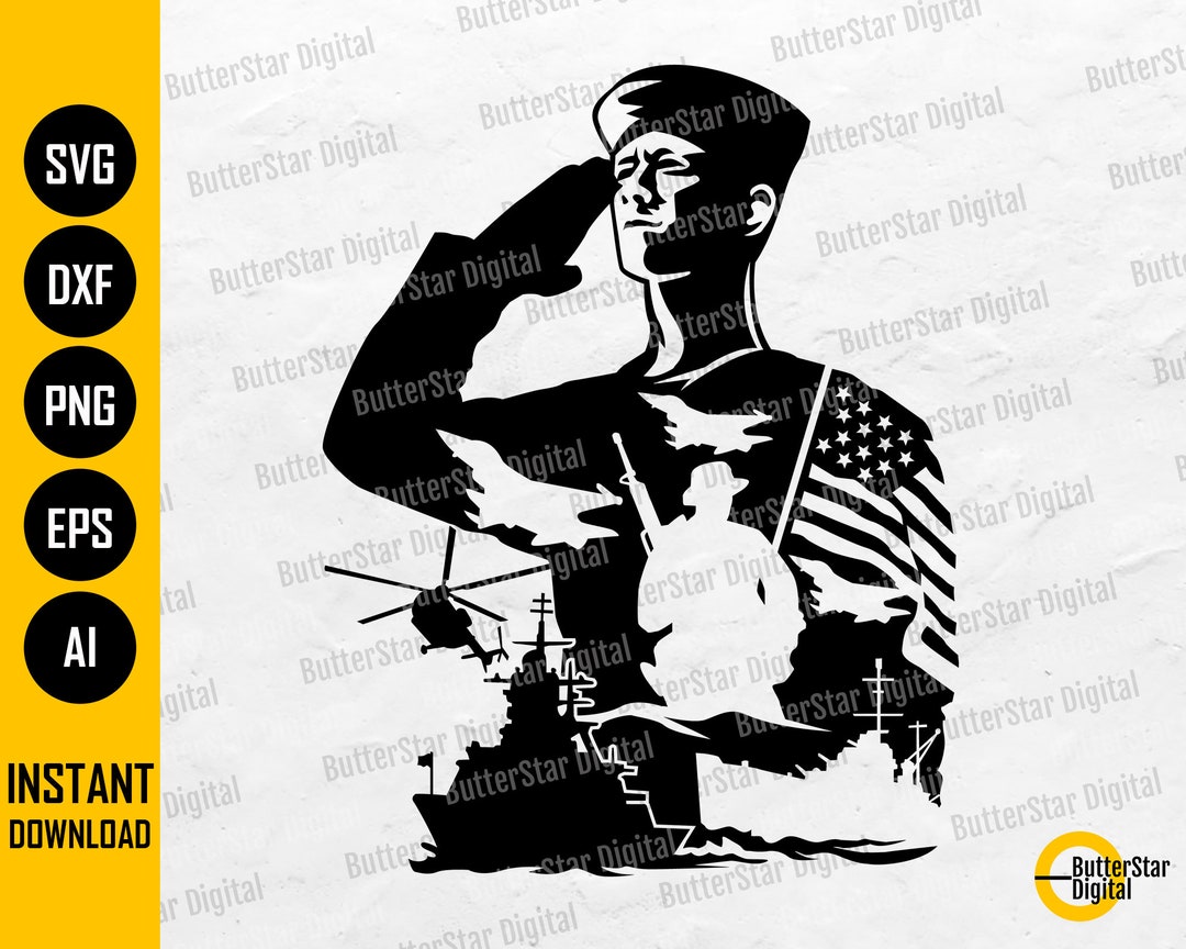 US Sailor SVG | American Soldier Svg | United States Navy Svg | War USA ...