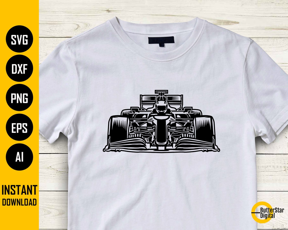 Auto Racer SVG Race Car SVG Indy Racing Circuit Vehicle - Etsy