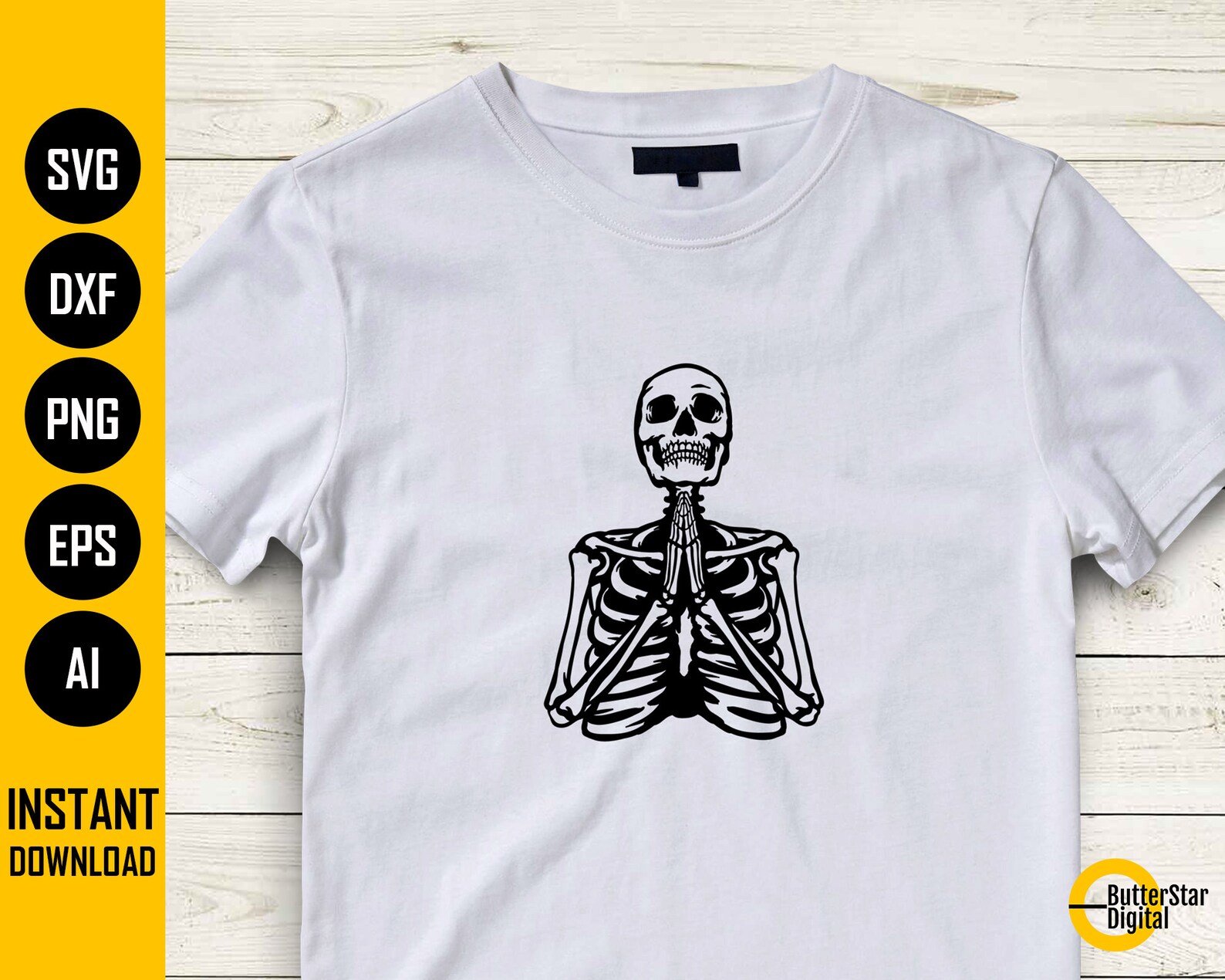 Praying Skeleton Svg Gothic Svg Prayer Pray Religion Hope Etsy Canada