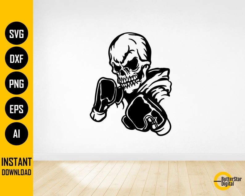 Boxing Skeleton SVG Skull Boxer SVG Sports Knockout - Etsy Canada