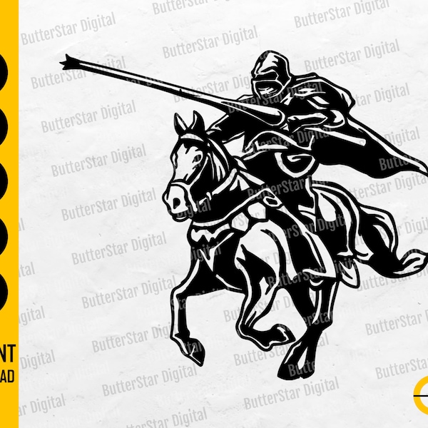 Jousting Knight - Etsy