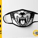 Fangs BUNDLE Face Mask SVG Scary Horrifying Teeth Facemask - Etsy
