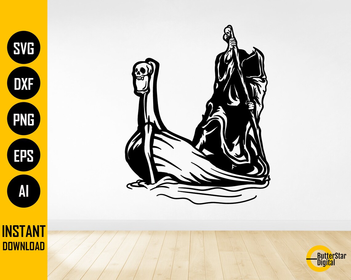 Death Ferryman SVG | Charon SVG | Hades SVG | Greek Mythology Svg ...