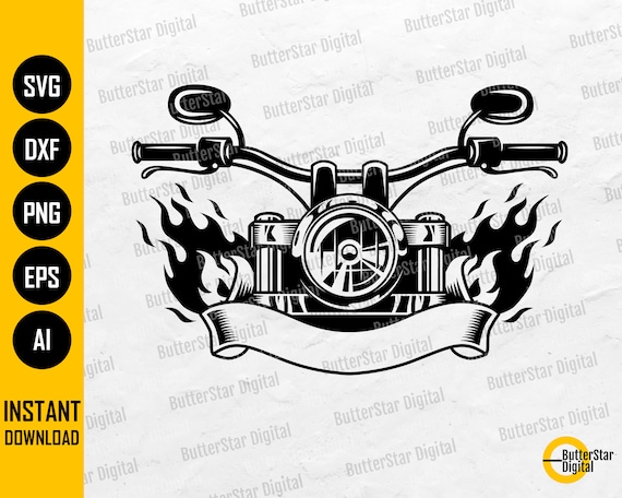 Motorcycle Handlebars Clip Art