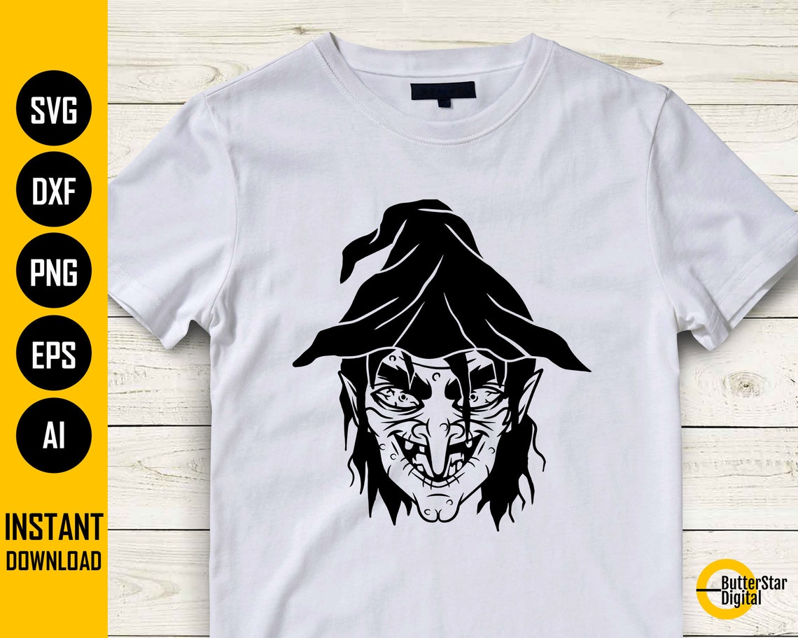 Wicked Witch SVG Halloween SVG Horror SVG Evil Sorcery - Etsy