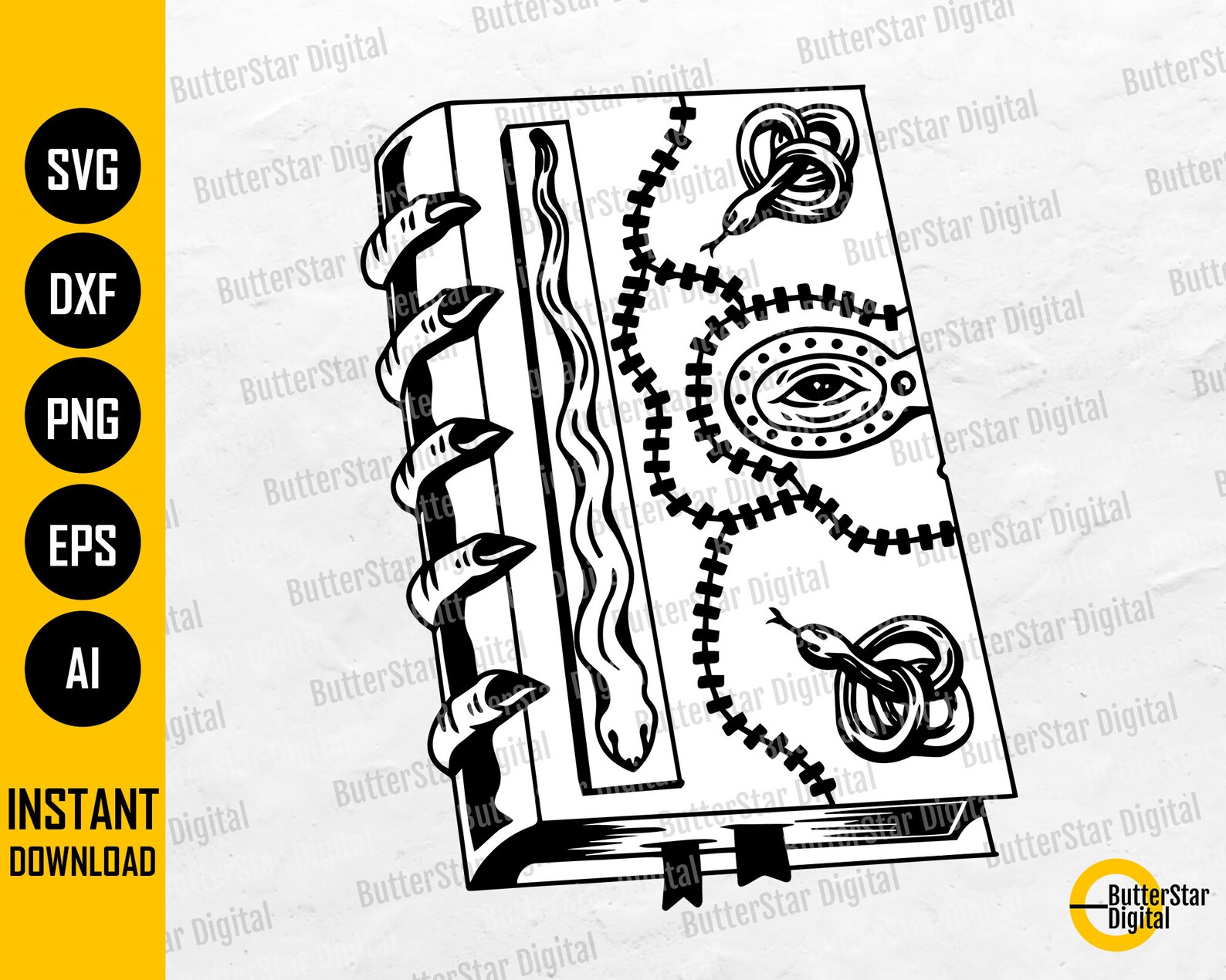 Book of Spells SVG Spell Book SVG Witch SVG Witches Svg - Etsy