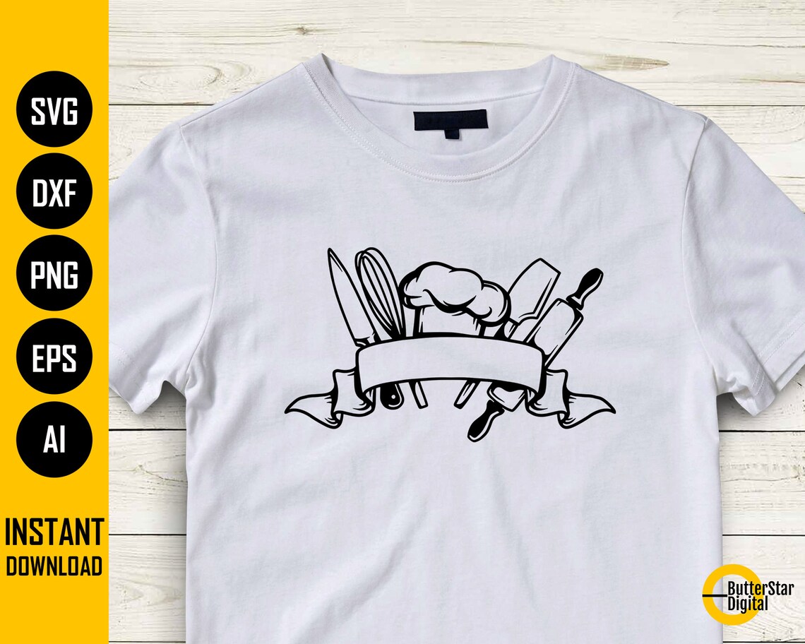 Baking Tools SVG Chef's Hat SVG Cook SVG Bake Oven - Etsy Canada