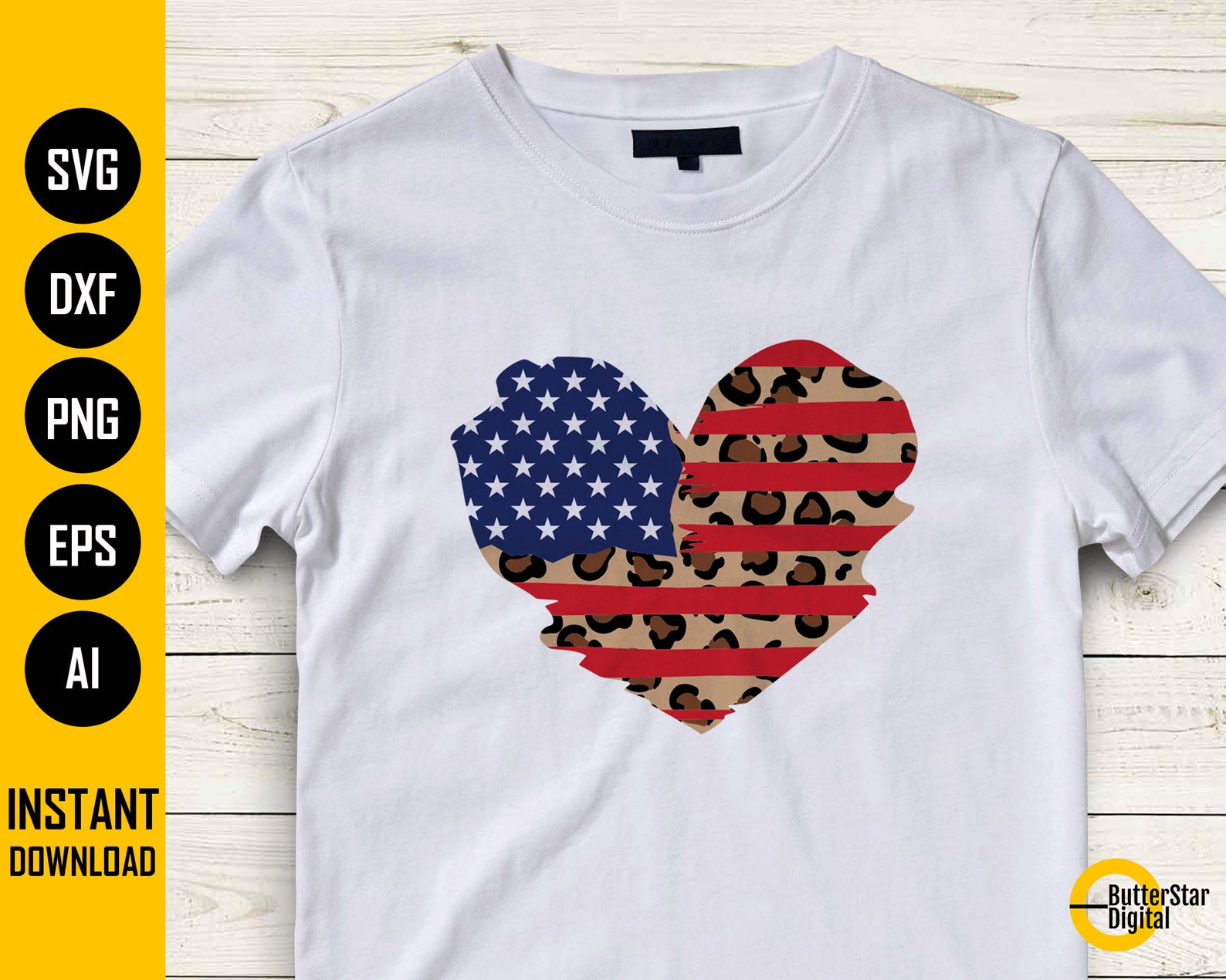 USA Flag Heart SVG | America SVG | Love for Country | Patriotic T-shirt ...