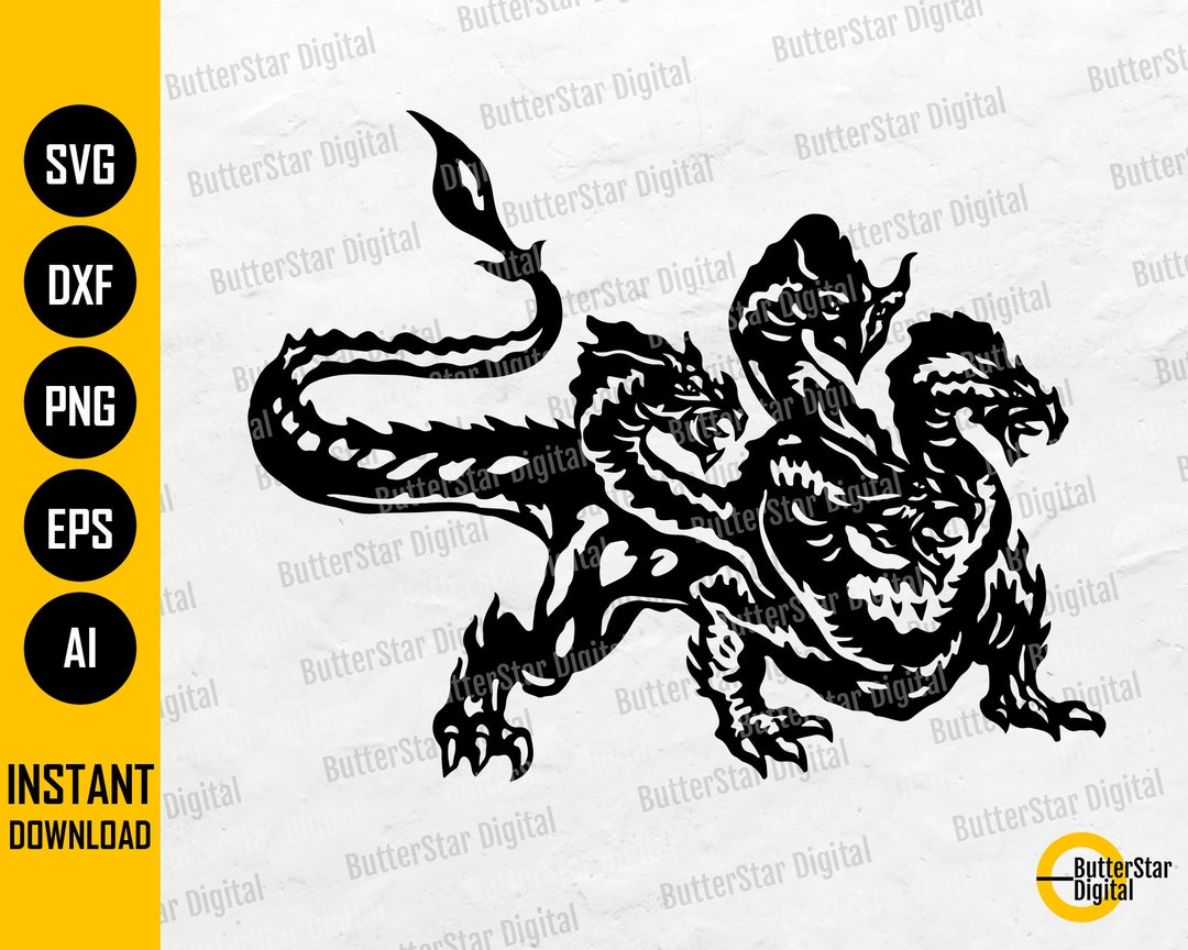 Hydra SVG | Mythical Creature SVG | Giant Beast SVG | Mythology Svg ...