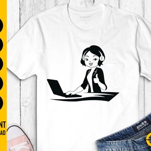 Working Woman SVG | Office Laptop Girl | Work From Home | Digital Nomad ...
