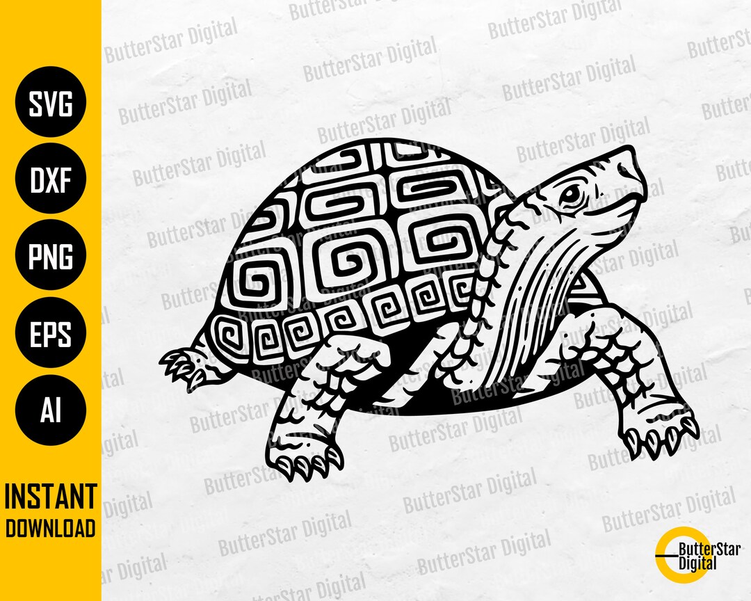 Tortoise SVG | Cute Animal T-shirt Vinyl Decal Graphics | Cricut Cut ...