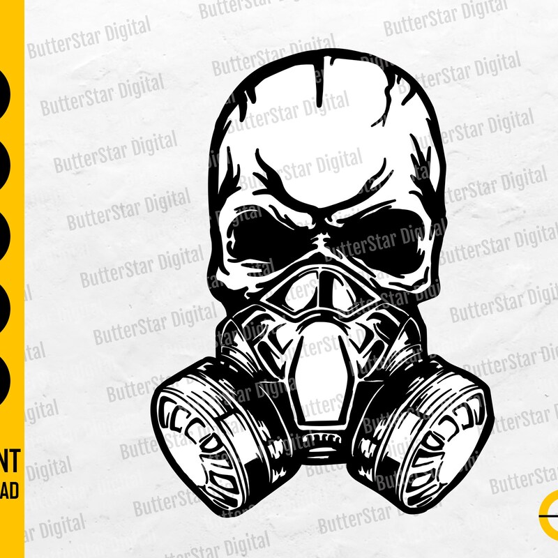 Gas Mask Svg - Etsy