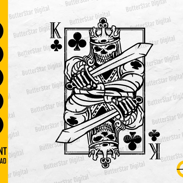 Playing Cards Skeleton - Etsy