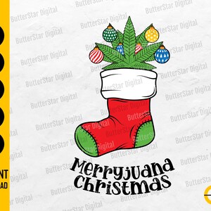 Weed Christmas BUNDLE SVG | Xmas Cannabis | Holiday Marijuana Shirt ...