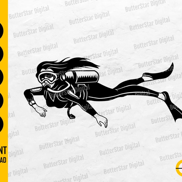 Scuba Diving Svg - Etsy