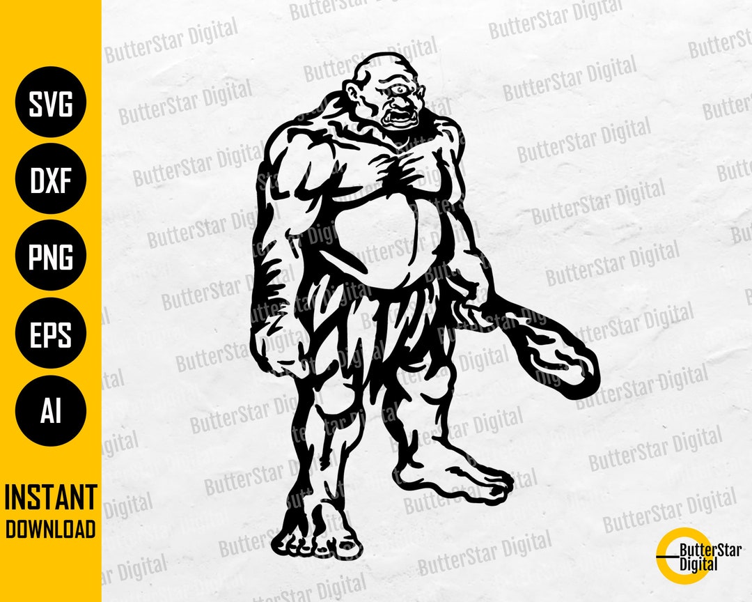 Giant Cyclops SVG | Big Monster SVG | Mythological Creature SVG ...