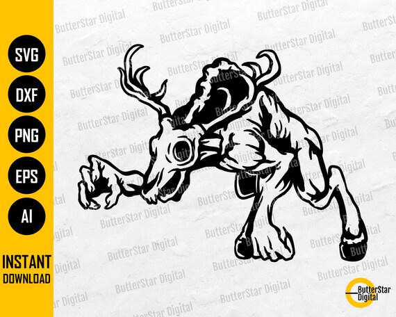 Windigo SVG Wendigo SVG Mythological Creature T-shirt - Etsy