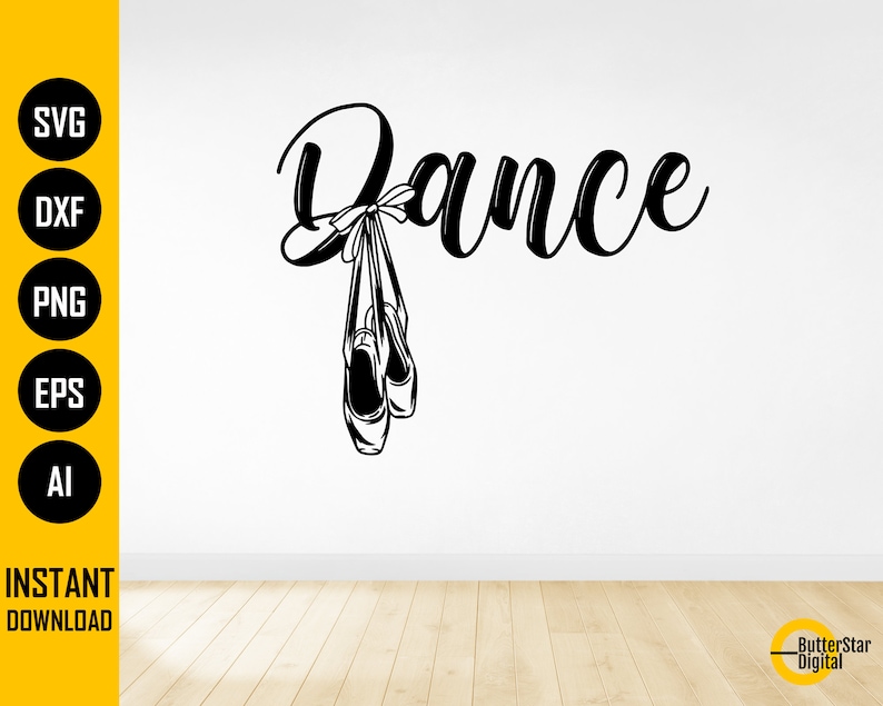 Dance SVG | Ballerina SVG | Ballet Dancing T-shirt Decal Wall Art ...