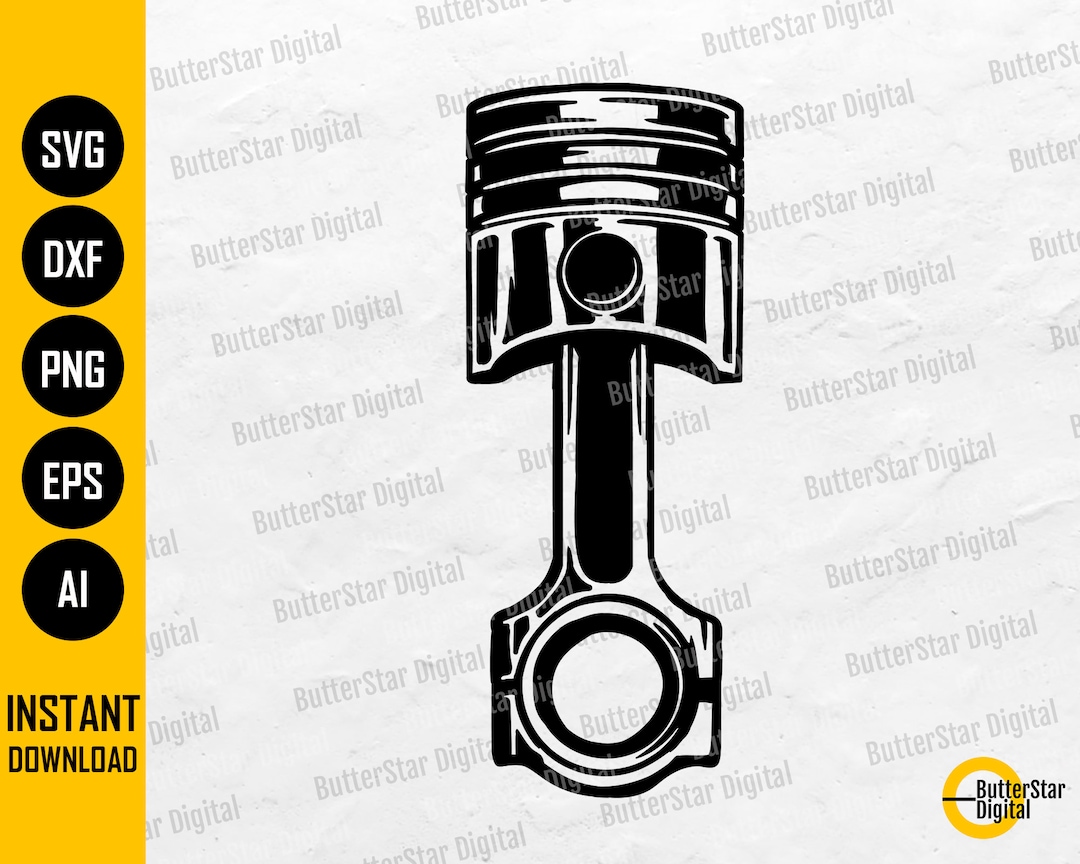 Piston SVG | Mechanic SVG | Turbo Gas Oil Gasoline Pump Gear Wheel ...