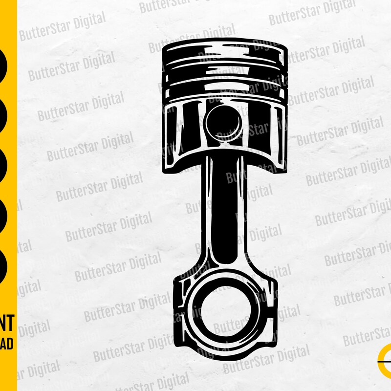 Mechanic Turbo and Pistons Svg - Etsy