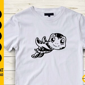 Cute Turtle Swimming SVG | Swim Water Island Dive Reef Ocean Beach ...