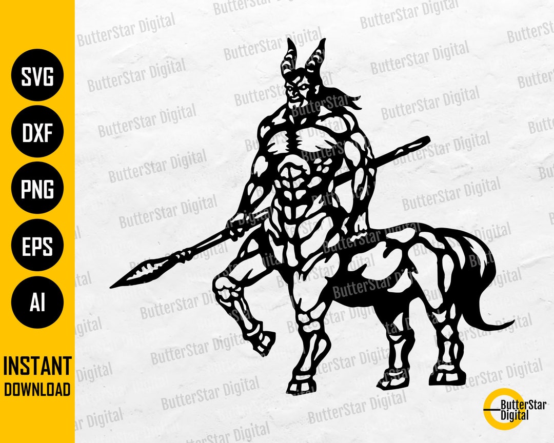 Centaur SVG | Half Human Half Horse SVG | Mythical Creature Decal T ...