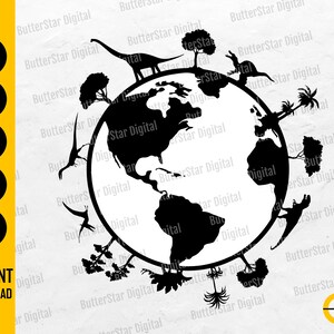 Dino World SVG | Dinosaurs SVG | Prehistoric Earth Shirt Wall Art ...
