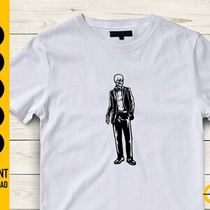 Skeleton Wearing A Tuxedo SVG | Suit and Tie SVG | Groom SVG | Cricut ...