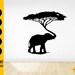 Tree Elephant SVG African Savannah SVG Safari T-shirt Decal Sticker Art ...