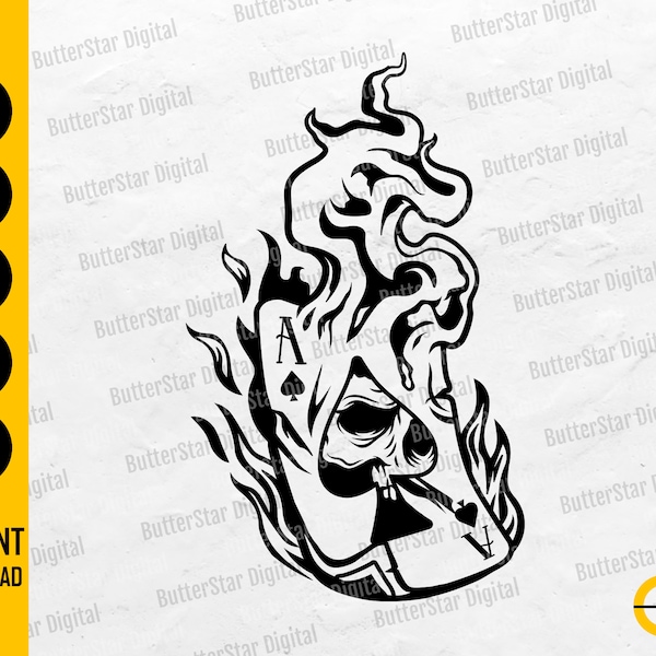 Ace of Spades Stencil - Etsy