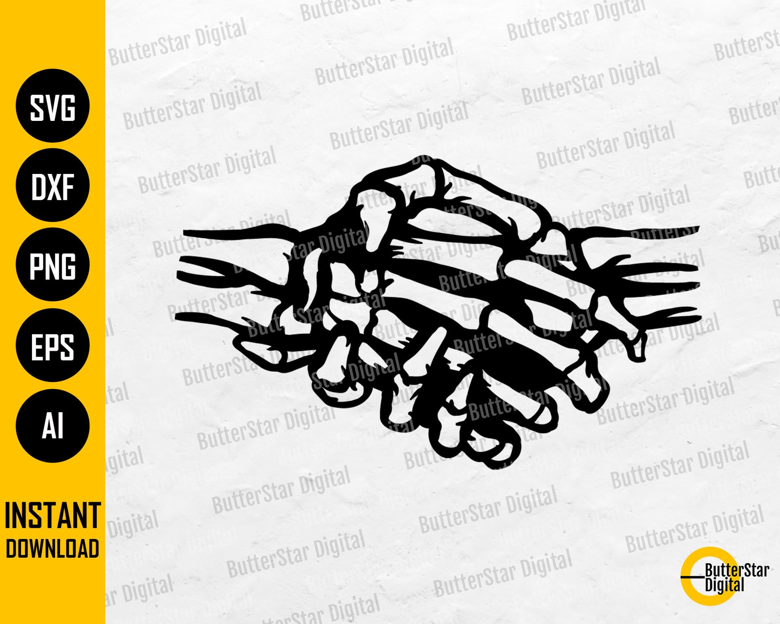 Skeleton Handshake SVG Shake Hands SVG Gothic T-shirt - Etsy