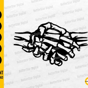 Skeleton Handshake SVG | Shake Hands SVG | Gothic T-shirt Decal Stencil ...