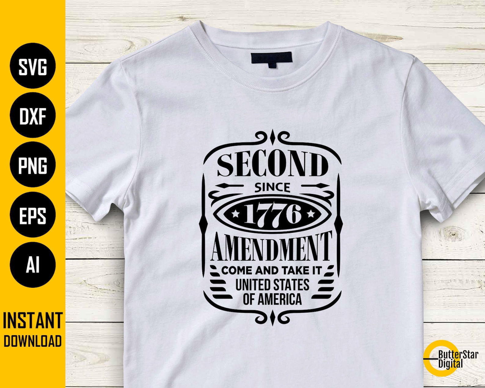 Defend Second Amendment SVG 1776 SVG Patriotic Svg USA | Etsy