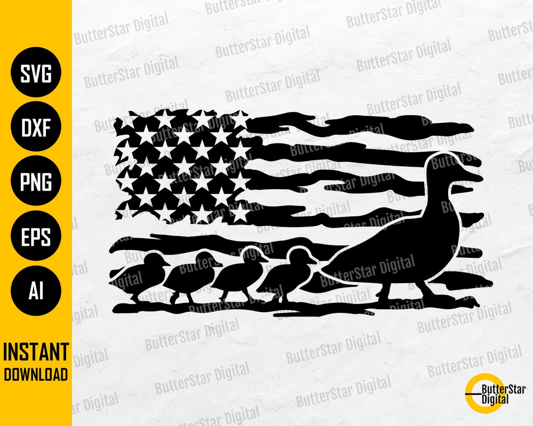 USA Duck Farming SVG | US Duck Svg | Farm Animal T-shirt Decals ...