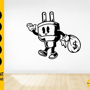 Cute Electric Plug Money Bag SVG | Bandage Rich Savage Hip Hop Rap ...