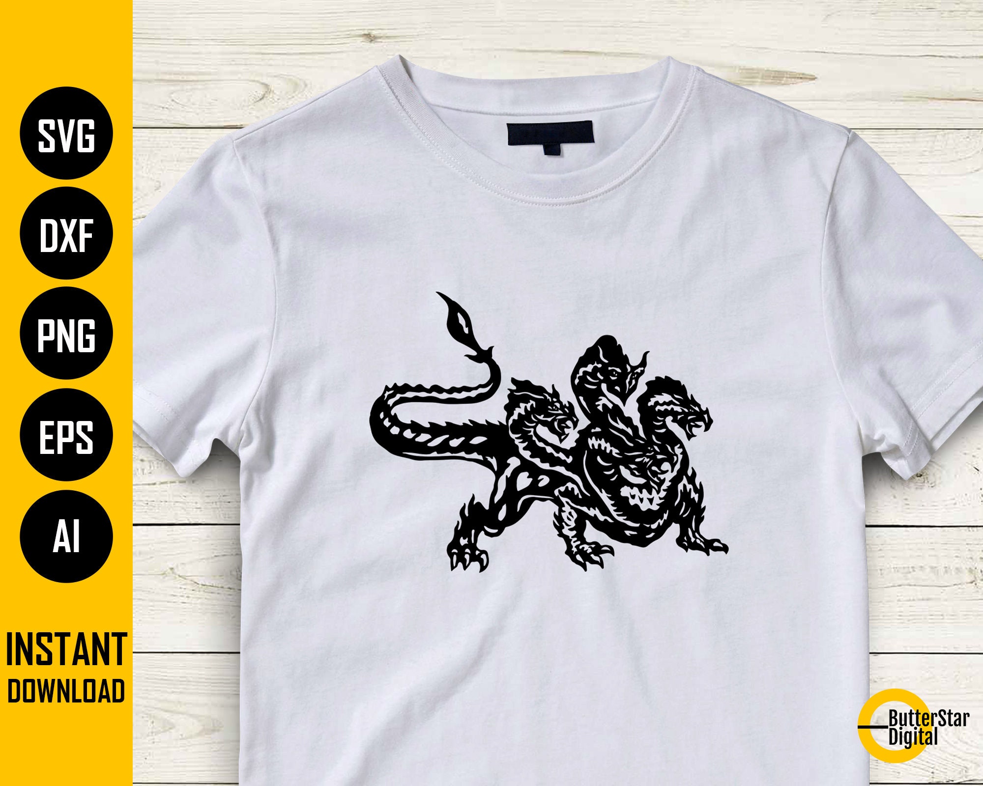 Hydra SVG Mythical Creature SVG Giant Beast SVG - Etsy Australia
