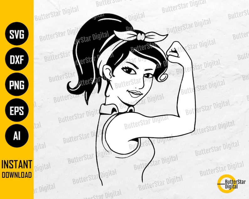 Strong Woman SVG | Girl Power SVG | Ladies Decal Graphics Shirt ...