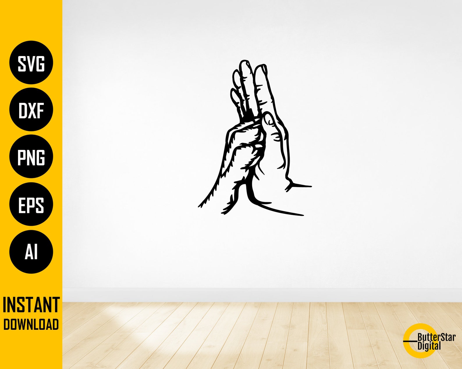 Hand and Dog Paw SVG Pet Lover T-shirt Decal Sticker Gift - Etsy