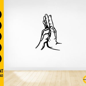 Hand and Dog Paw SVG | Pet Lover T-shirt Decal Sticker Gift Decor ...